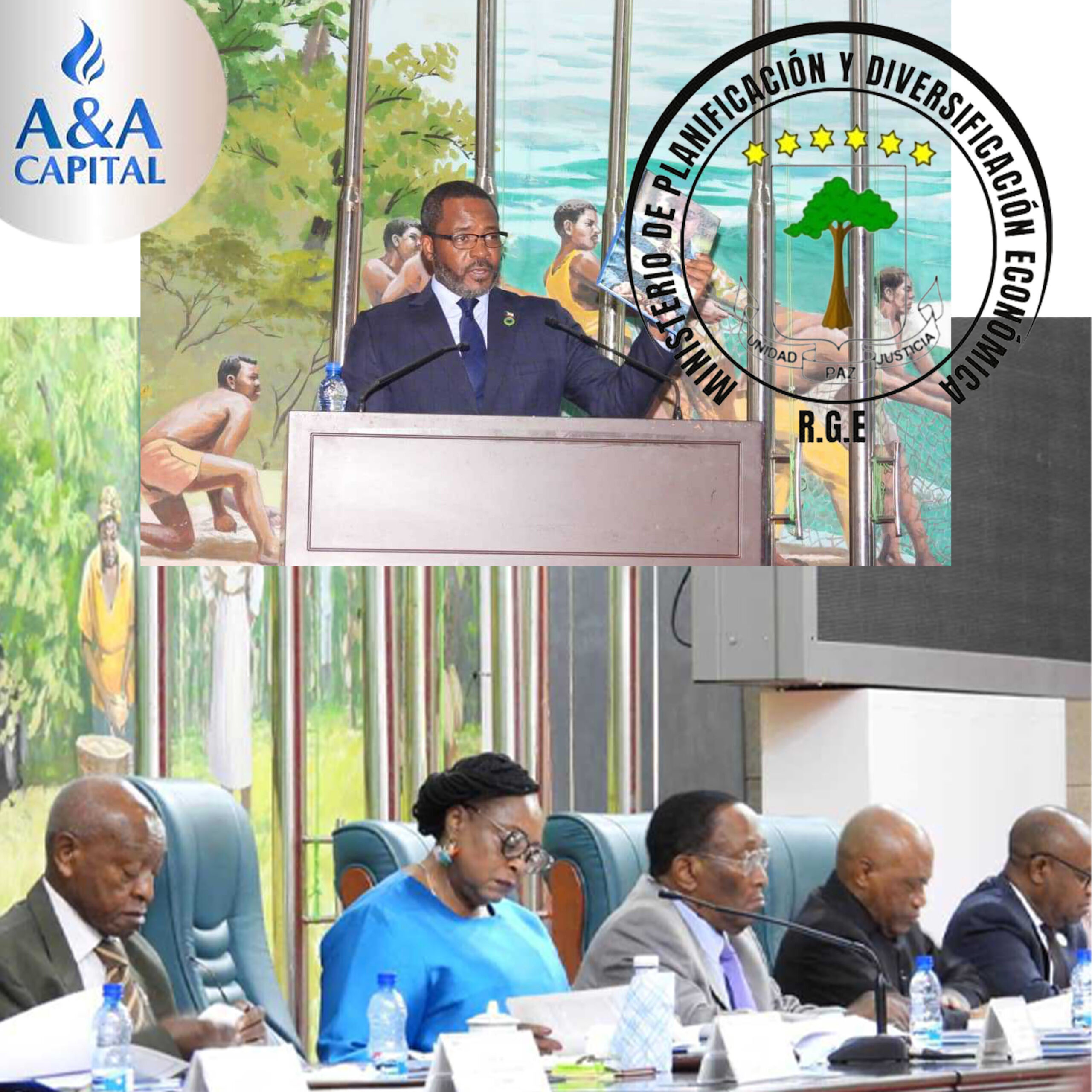 Mbaga Obiang Lima presenta ante el senado, el informe sobre el ...